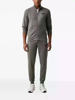 EA7 Logo-print Zip-up Sweater