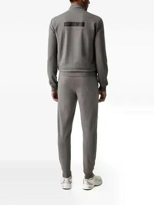EA7 Logo-print Zip-up Sweater