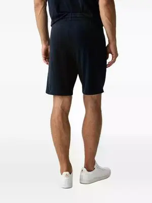 EA7 Logo-print Elasticated-waist Shorts