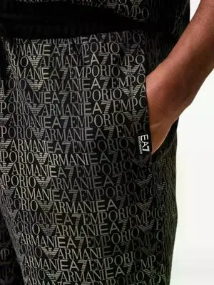 EA7 Logo-print Track Pants