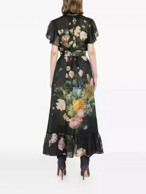 Cynthia Rowley Portofino Maxi Dress With Floral Print