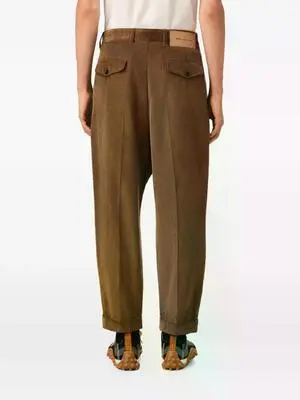 AMI Paris Carrot-fit Corduroy Cotton Trousers