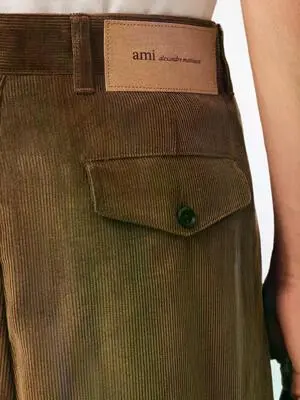AMI Paris Carrot-fit Corduroy Cotton Trousers
