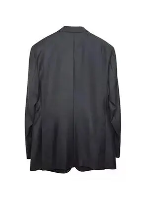 Isaia Textured Two-button Blazer