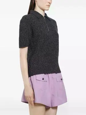 Prada Quarter-zip Knit Sweater
