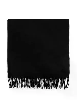 TOM FORD Fringed Cashmere Scarf - Black
