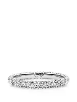 DANIEL WELLINGTON Pavé-set Crystal Rings - Silver