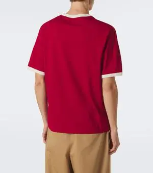 AMI Paris De Cour Cotton Jersey T-shirt - Red
