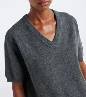 Extreme Cashmere N°490 Martina V-neck Cashmere-blend Sweater