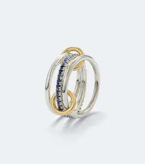 SPINELLI KILCOLLIN Tigris Sterling And 18kt Gold Ring With Sapphires