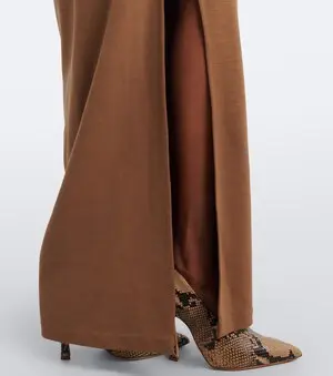 Magda Butrym Appliqué Wool-blend Gown