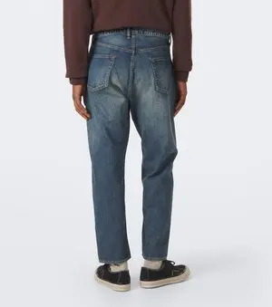 A.PRESSE Faded Wide-leg Jeans