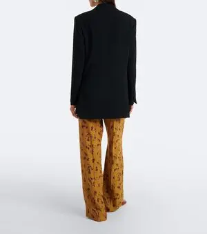 Dries Van Noten Floral Wide-leg Pants