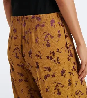 Dries Van Noten Floral Wide-leg Pants
