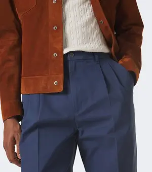 Dunhill Cotton Twill Straight Chinos