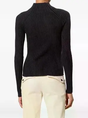 Isabel Marant Étoile Virginia Ribbed-knit Mock-neck Sweater