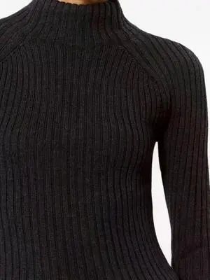Isabel Marant Étoile Virginia Ribbed-knit Mock-neck Sweater