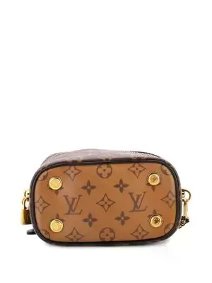 LOUIS VUITTON Reverse Monogram Canvas Pm Satchel - Brown