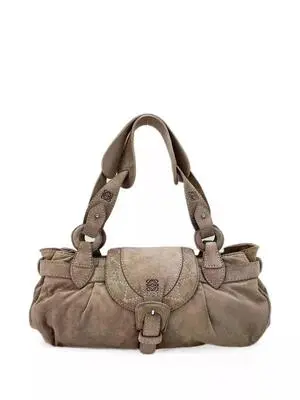 Loewe 1990s Anagram Tote Bag - Neutrals
