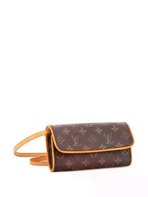 LOUIS VUITTON Monogram Canvas Pm Twin Handbag