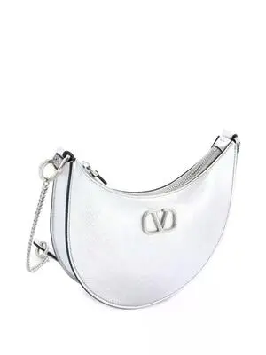 Valentino Garavani Vlogo Leather Mini Hobo Bag