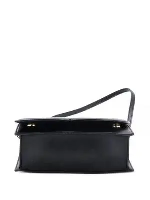 Dolce & Gabbana Dg Logo Flap Shoulder Bag Leather Small Crossbody Bag - Black
