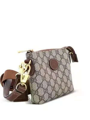 Gucci Gg Coated Canvas Mini Crossbody Bag