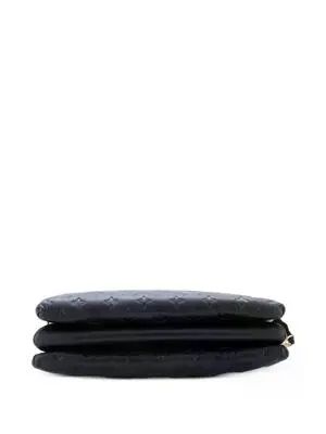 LOUIS VUITTON Coussin Mm Monogram Embossed Lambskin Crossbody Bag - Black