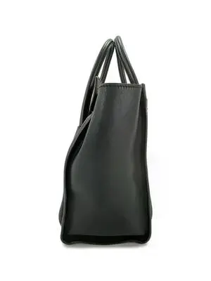 Celine Luggage Micro Shopper Tote Bag - Black