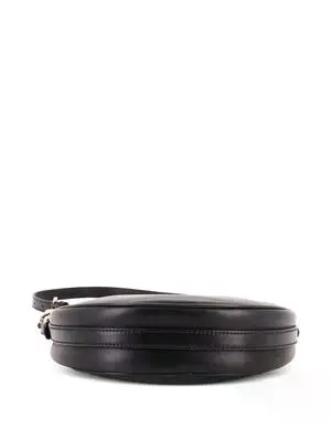 Prada Arqué Half Moon Leather Small Hobo Bag - Black