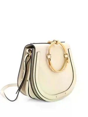 Chloé Nile Leather Medium Crossbody Bag - Neutrals