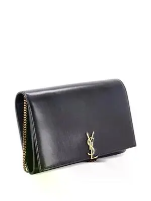 Saint Laurent Monogram Flap Chain Wallet Clutch Bag