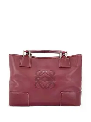Loewe 2000s Amazona 28 Anagram Handbag - Red