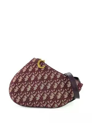 Dior 2000s Trotter Shoulder Bag - Red
