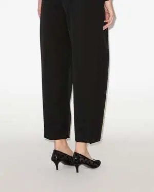 Isabel Marant Étoile Janice Wool Carrot Trousers