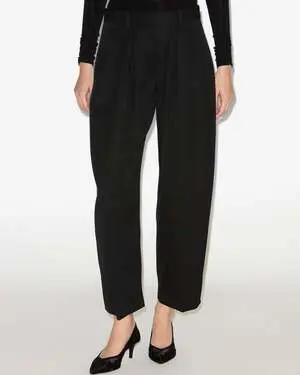 Isabel Marant Étoile Janice Wool Carrot Trousers