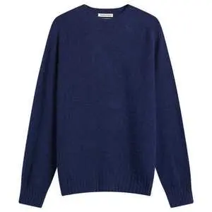 You Must Create Suedehead Crew Neck Jumper - Blue