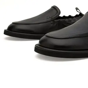 Studio Nicholson Donovan Leather Elastic Back Loafer