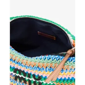 Miu Miu Multicoloured Crochet Cotton Pouch
