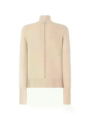 Pinko Ribbed-trim High-neck Sweater