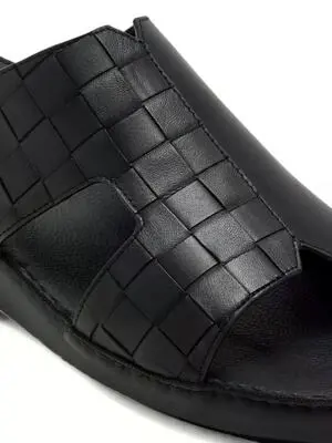 FORSA Fayez Intrecciato Leather Sandals