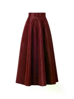 Alberta Ferretti High-waisted Full Maxi Skirt