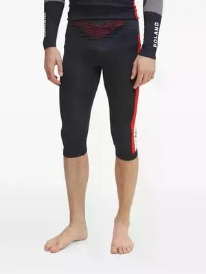 X-BIONIC Logo-waistband Panelled Ski Pants - Blue
