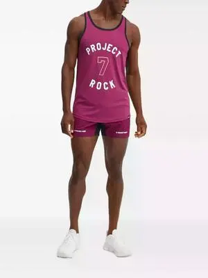 Under Armour Project Rock Mesh Badge Of Honor Vest - Pink