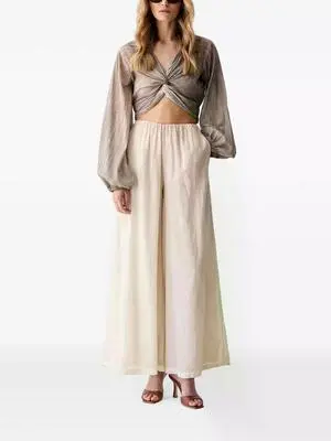 HAVEONE Elasticated-waistband Palazzo Pants