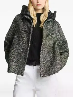 FAY Herringbone Toggle Coat
