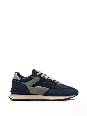HOFF City Panelled Suede-trim Sneakers - Blue