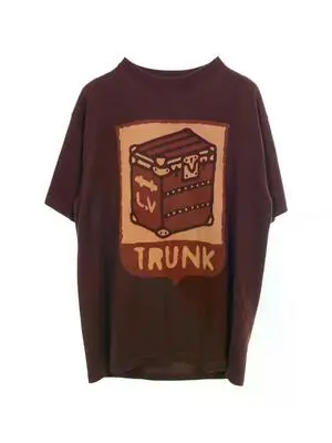 LOUIS VUITTON 2010s Short-sleeve Knitted T-shirt - Brown