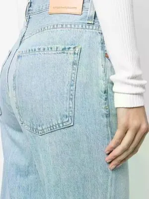 Citizens Of Humanity Wide-leg Organic Cotton Jeans - Blue