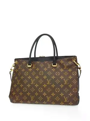 LOUIS VUITTON 2010-2020s Mm Pallas Monogram Tote Bag